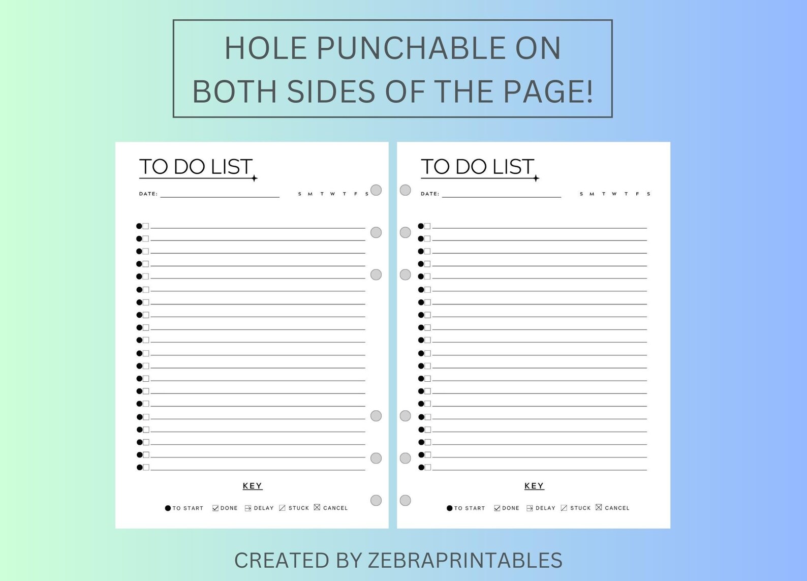 Minimalist to Do List Printable, Productivity Planner, Simple Tasks ...