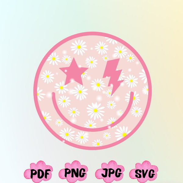Daisy Smile Face Png - Etsy