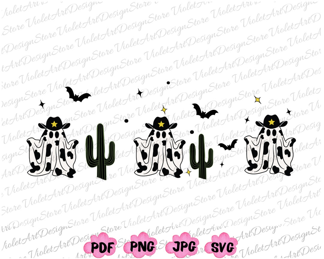 Halloween Cow Svg, Halloween Cow Png, Western Halloween Svg, Halloween ...