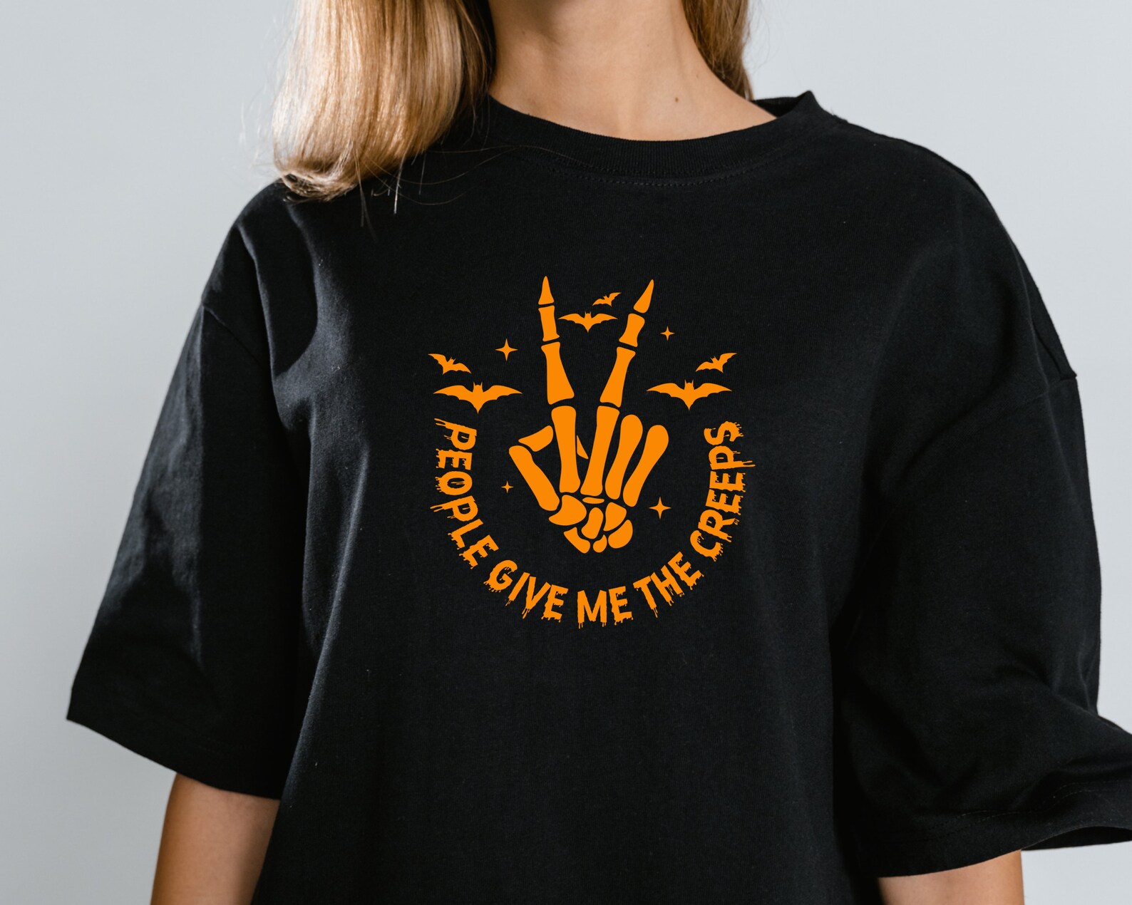 People Give Me the Creeps SVG and PNG Halloween Svg Skeleton - Etsy