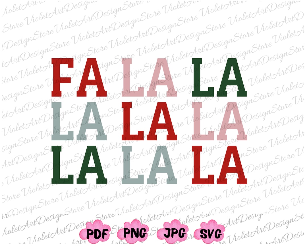 Fa La La PNG, Merry Christmas PNG, Fa La La Png, Christmas Song Png ...