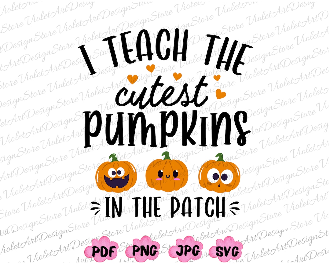 Fall Teacher Svg Png, Halloween Teacher Svg, Pumpkin Teacher Svg, I ...