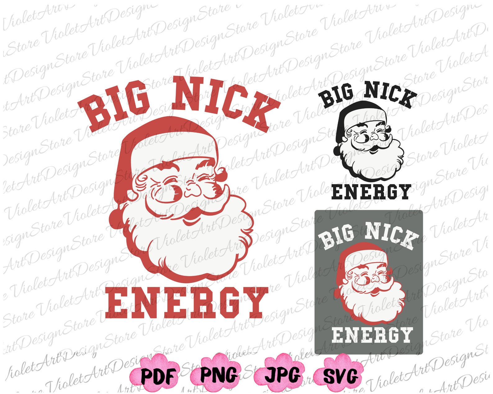 Big Nick Energy Svg, Funny Christmas Shirt Png, Big Nick Energy Png ...