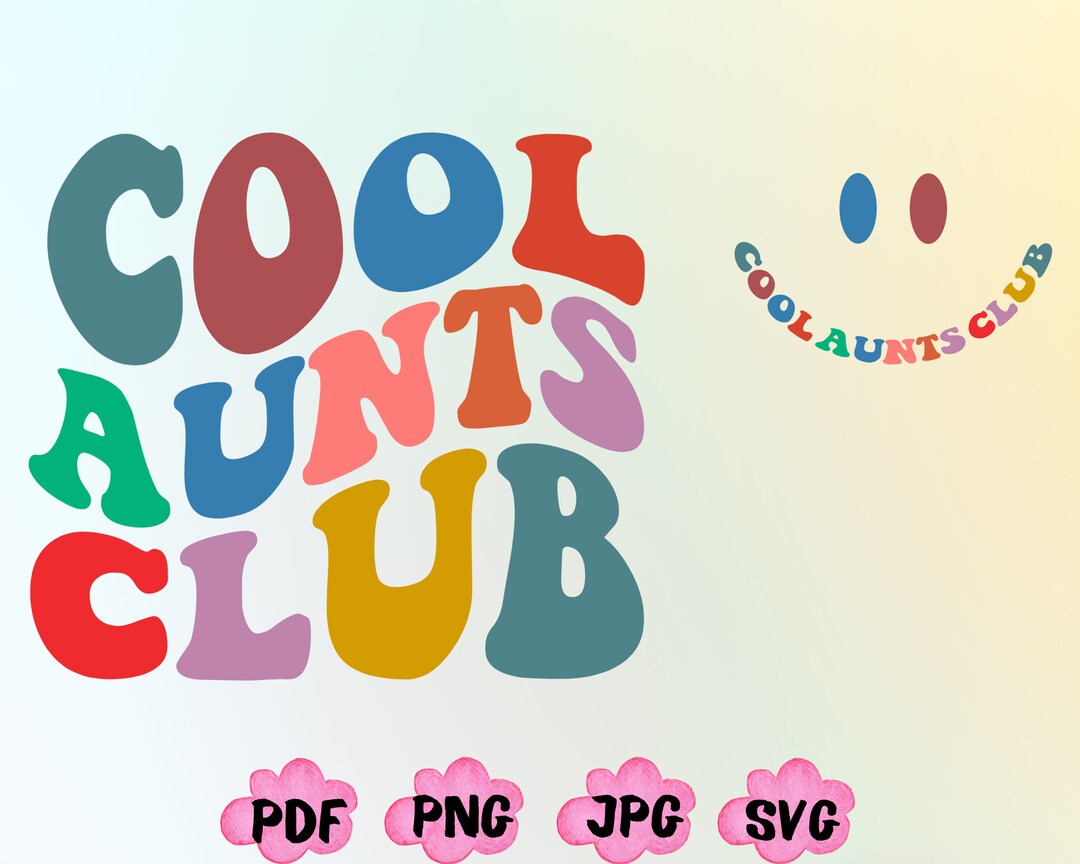 Cool Aunt Shirt PNG Svg, Aunt PNG, Auntie Png, Cool Aunt Bundle, Aunt ...