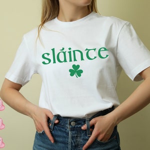 Cute Slainte Png, Womens Irish Png, St Patrick's Day Png, Trendy St ...