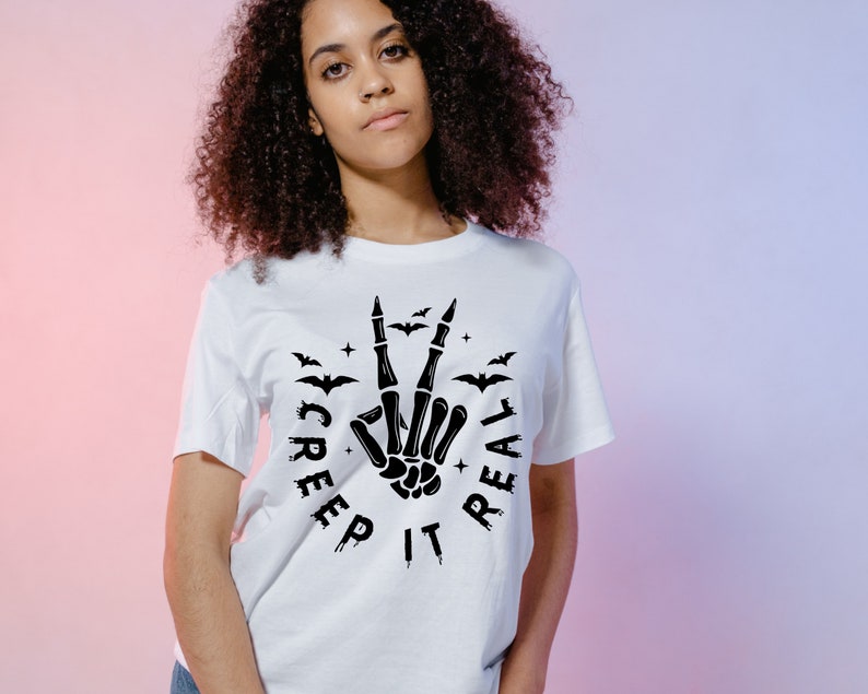 Creep It Real SVG and PNG, Halloween Svg, Skeleton Hand Svg, Spooky Svg ...