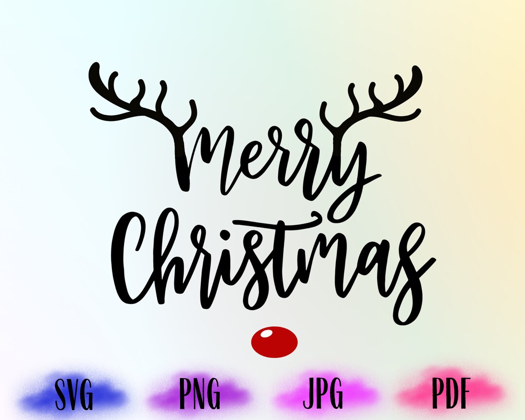Christmas Deer Svg, Merry Christmas Png, Merry Christmas Svg, Winter ...