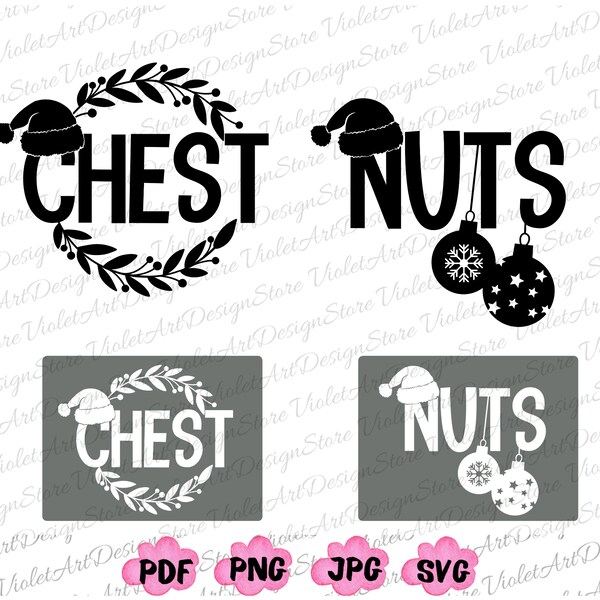 Chest Nuts Couples Svg - Etsy