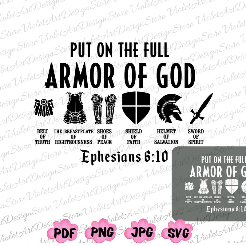 Armor of God Svg - Etsy