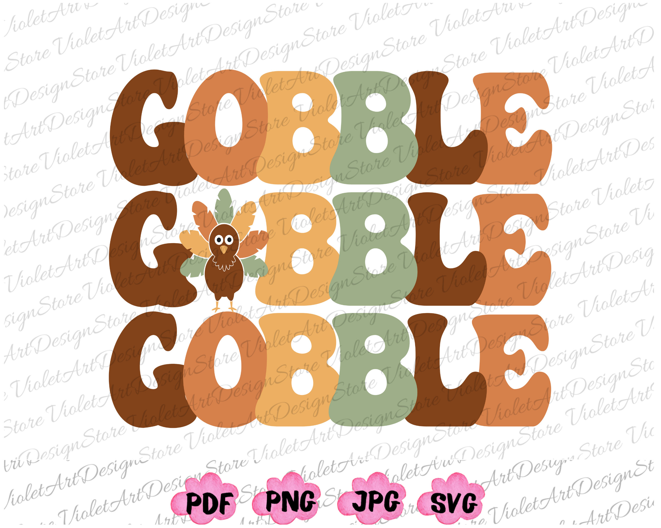 Thanksgiving Gobble Svg, Turkey Svg, Thanksgiving Svg, Fall Svg ...