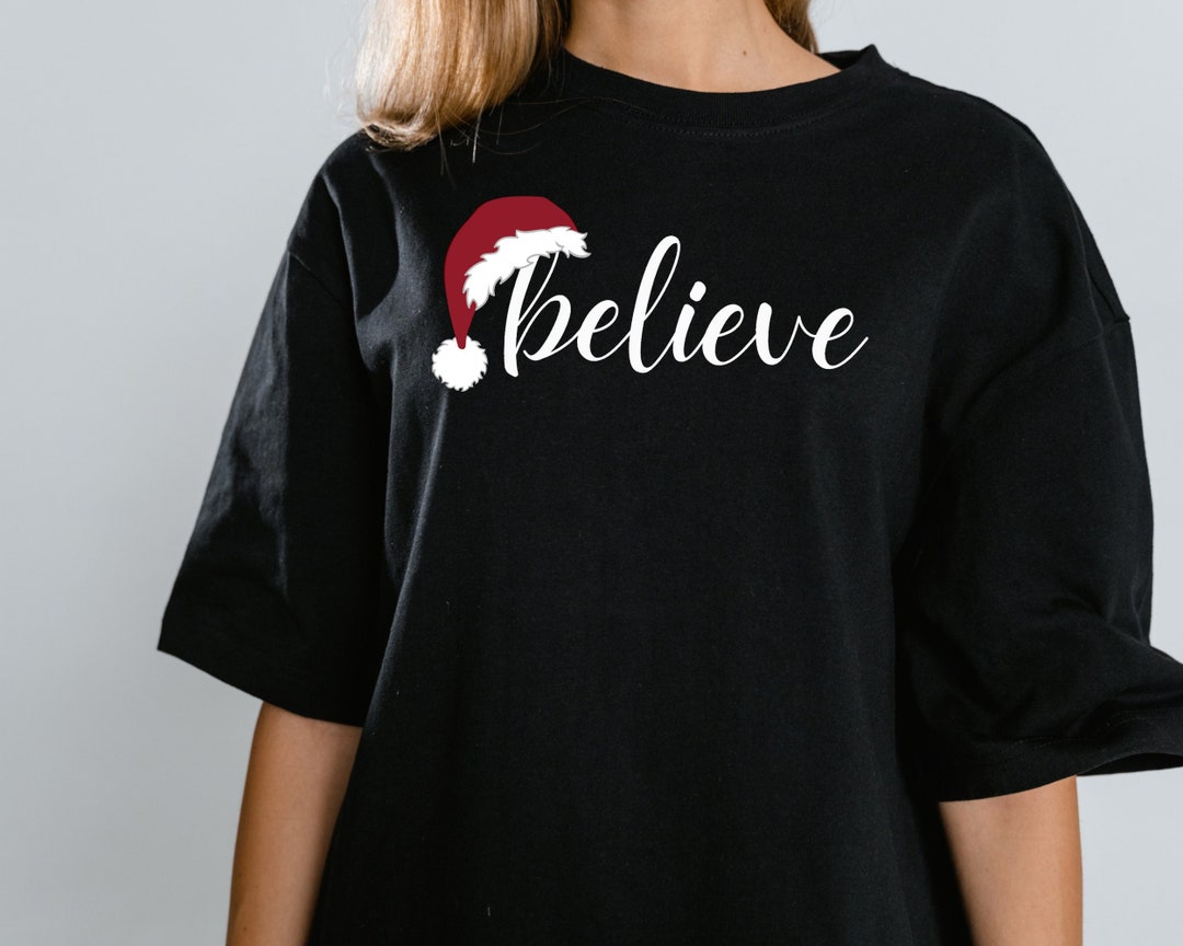 Believe SVG, Christmas Svg, Santa Svg, Santa Hat Svg, Believe in Santa ...
