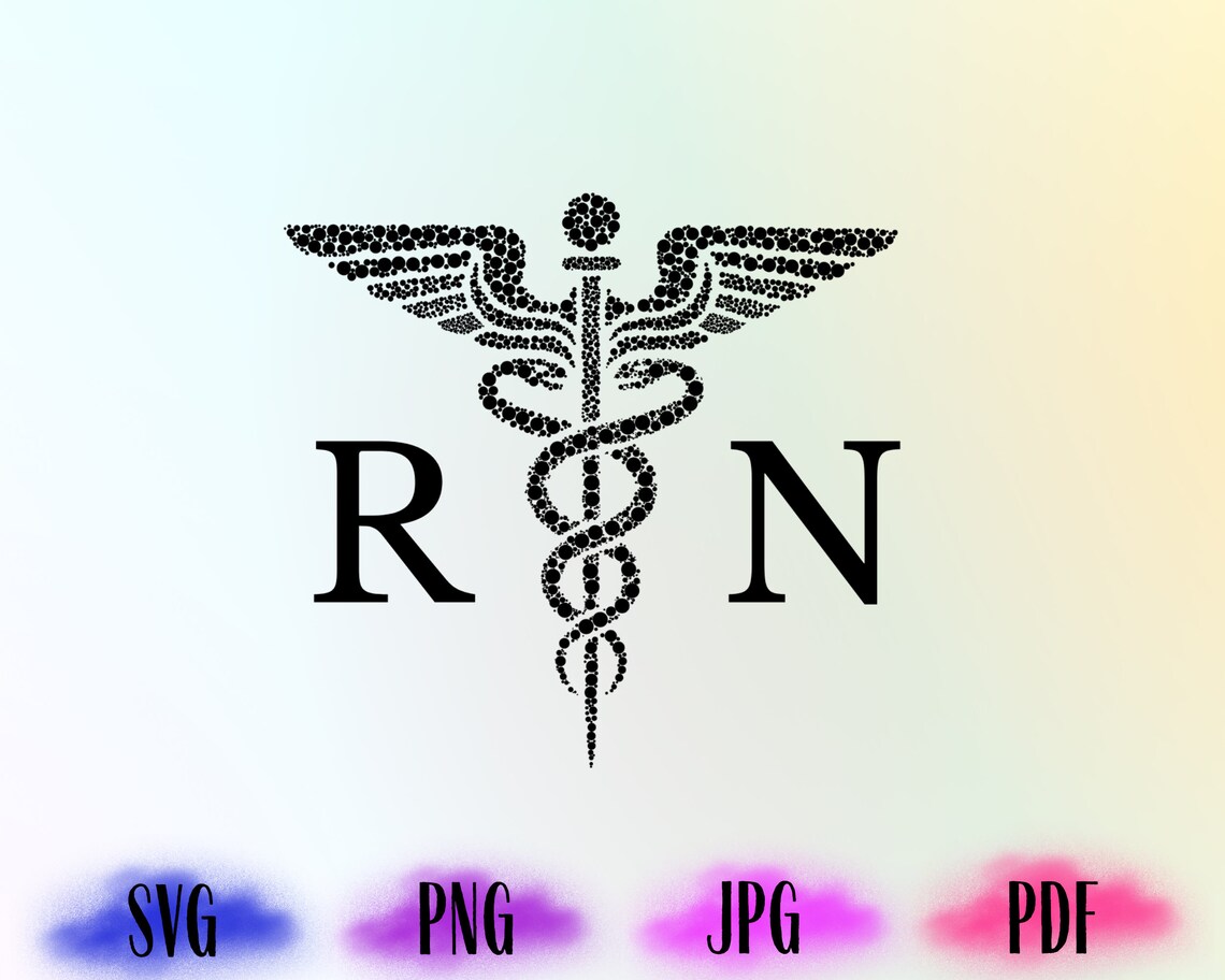 RN Png RN Svg Nurse SVG and Png Retro Registreted Nurse - Etsy