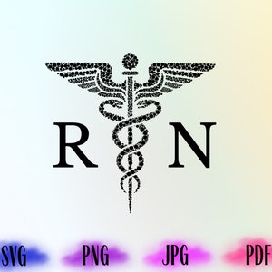 RN Png, RN Svg, Nurse SVG and Png, Retro, Registreted Nurse Svg,nurse ...