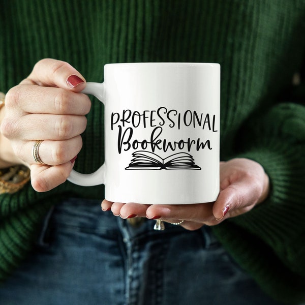 Professional Bookworm Mug - Etsy