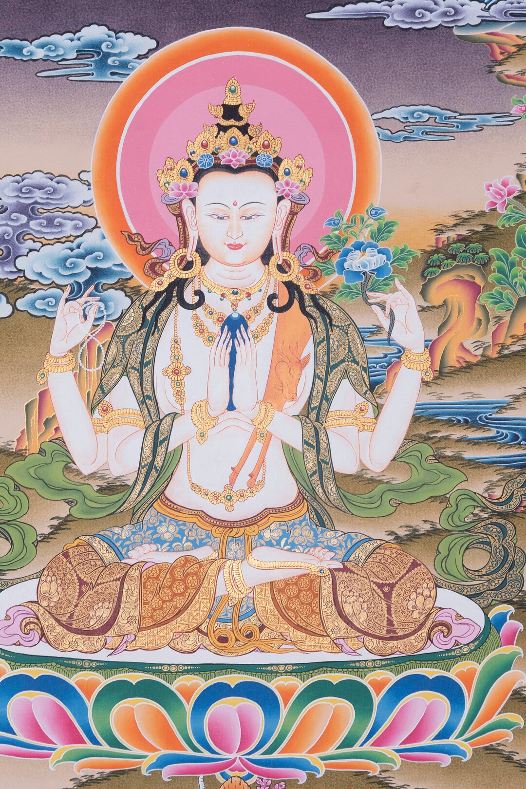 Lotus of Compassion: the Chenrezig Illumination Artwork Chengresi ...