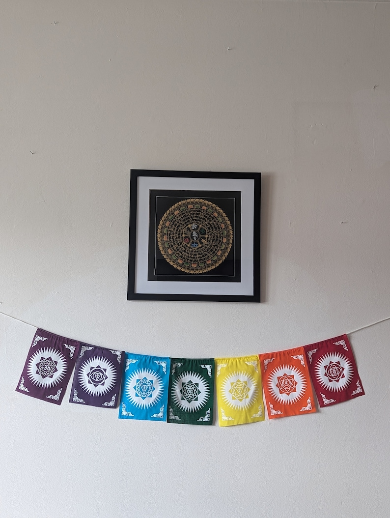 Chakra Prayer Flag - Etsy
