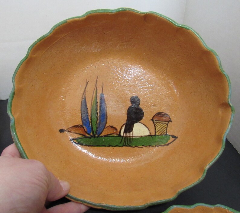 Vintage Mexican Pottery Redware Red Clay Nesting Oval Bowls - Etsy