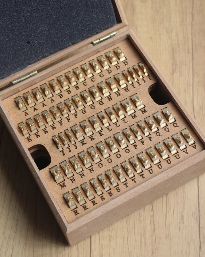 Vesa Tools 3/8 Inch Alphabet Stamp Kit for Wood and - Etsy