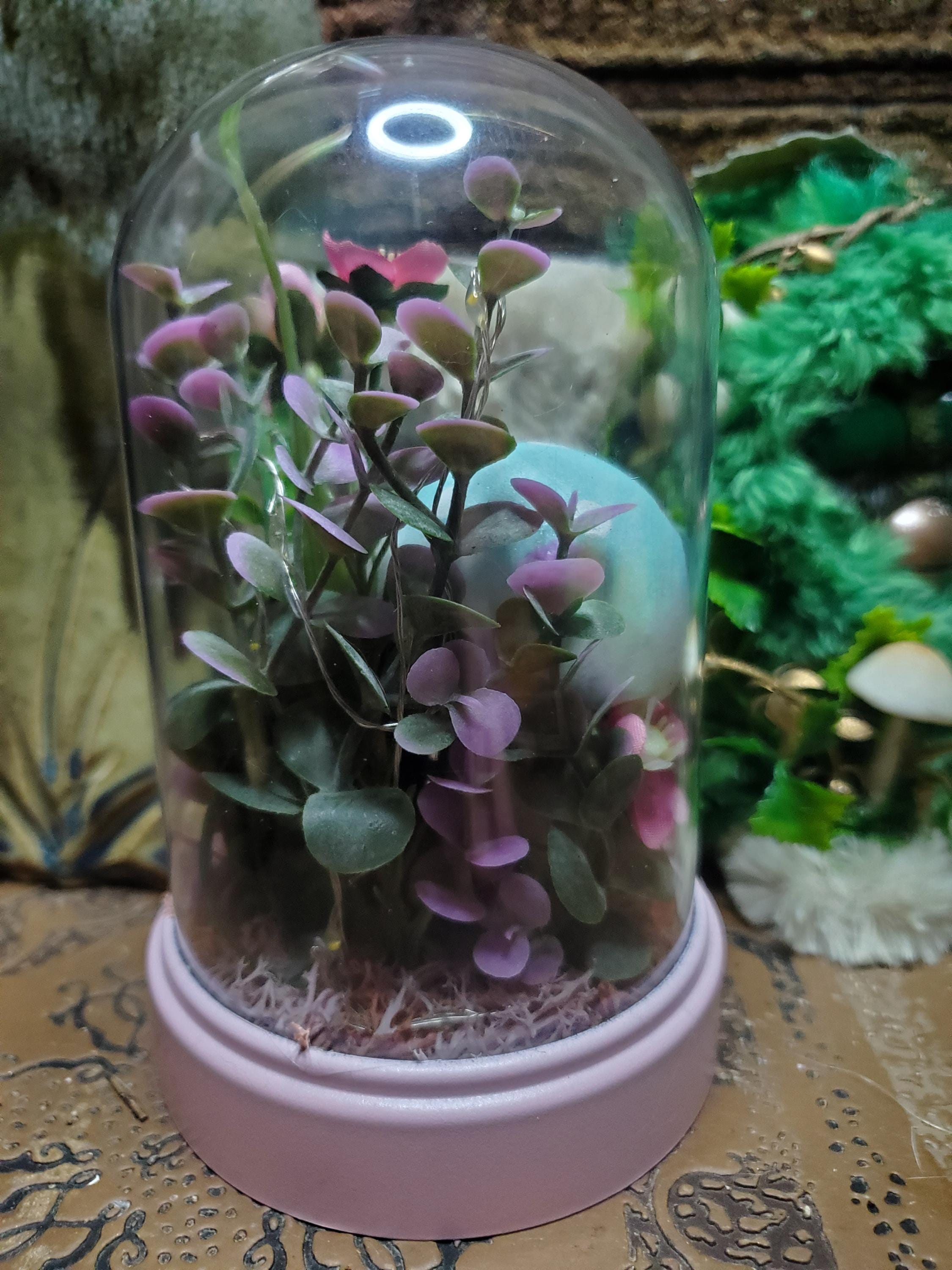 Nezuko Demon Slayer Inspired Light up Terrarium Fake Plants Fairy ...