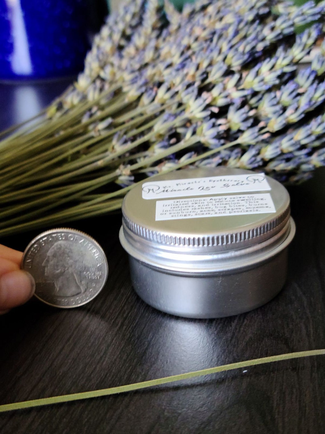 Miracle Lav Salve Lavender & Sage Skin Soothing Balm With Beeswax and ...