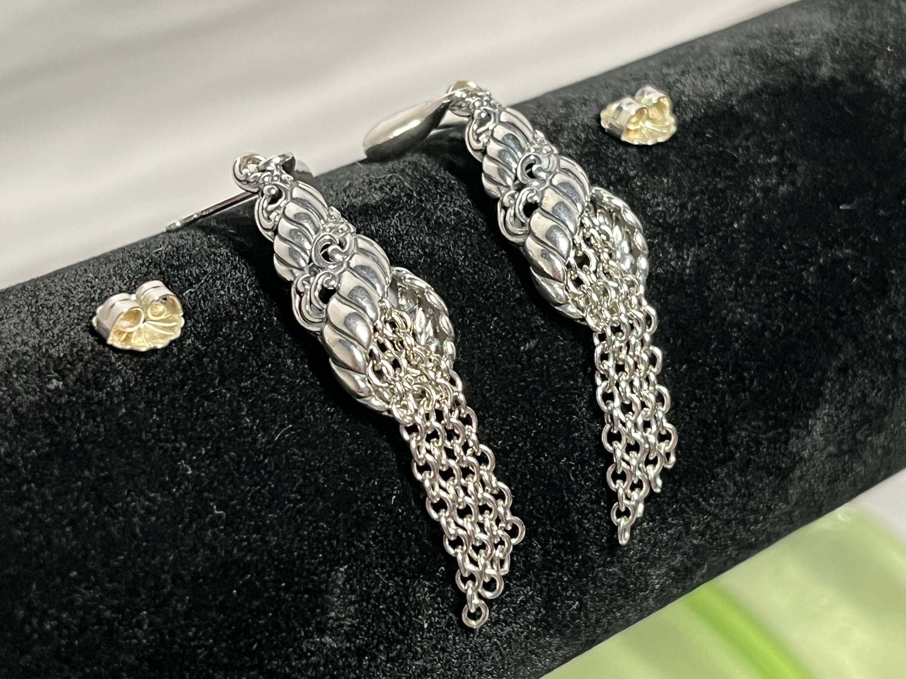 Carolyn Pollack Relios Sterling Drop Earrings - Etsy