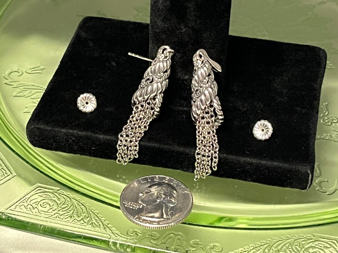 Carolyn Pollack Relios Sterling Drop Earrings - Etsy