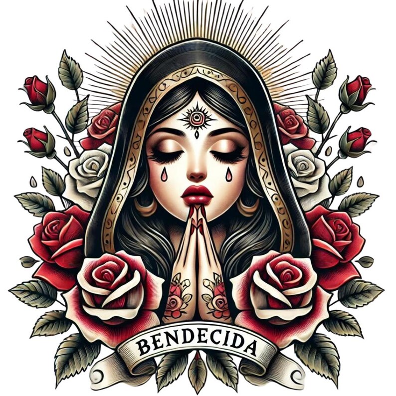 Latina Bendecida Bonita PNG, Latina Bonita Digital File, Latina PNG ...