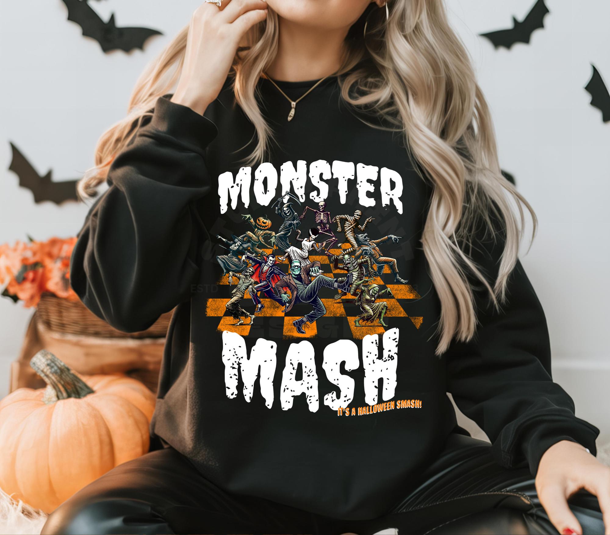 Monster Mash PNG, Monster Mash Digital File, Monster Mash Halloween PNG ...