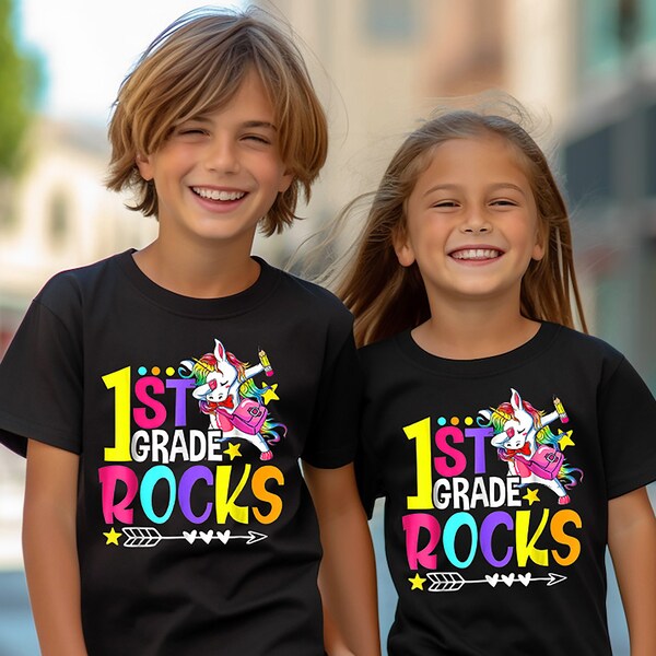 First Grade Shirt - Etsy