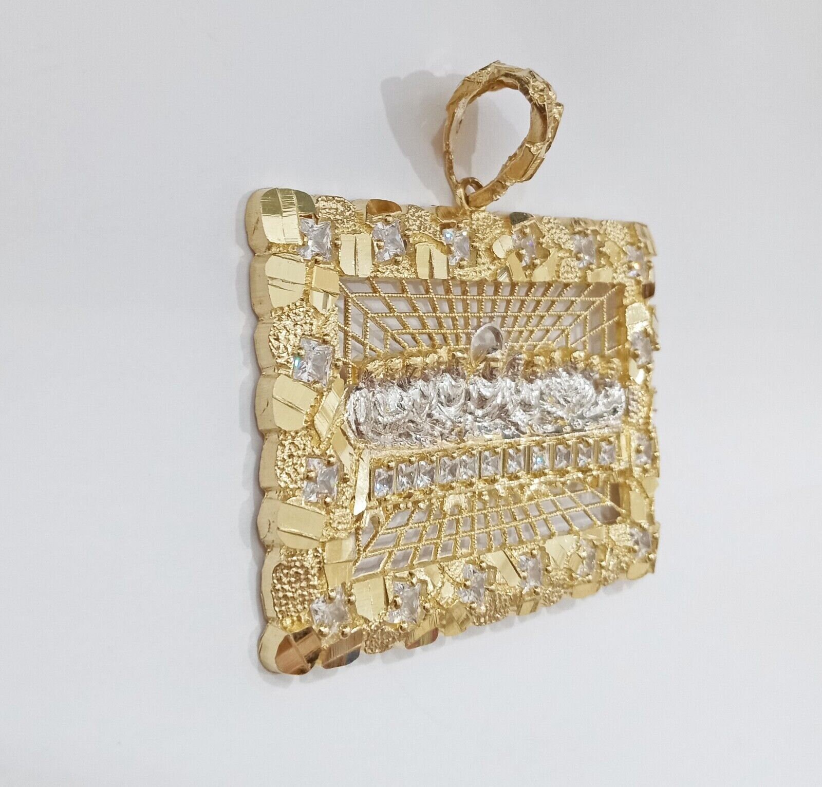 Real 14k Gold Nugget Last Supper Charm 2.6 Inch 14kt Yellow - Etsy