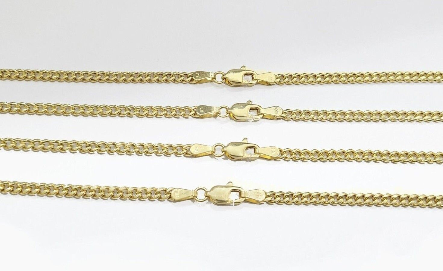 Real 10K Yellow Gold Miami Cuban Chain 5mm Necklace - Etsy