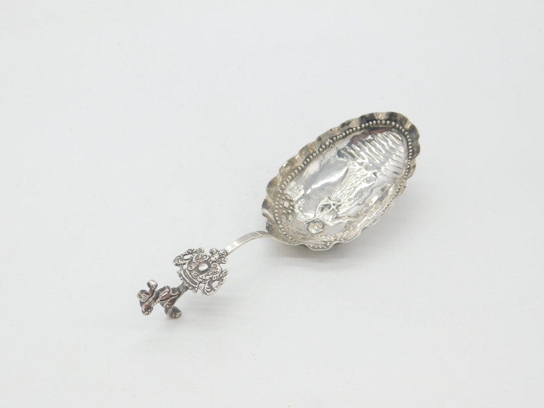 Victorian Dutch Sterling Silver Maiden Form Tea Caddy Spoon C1860 ...