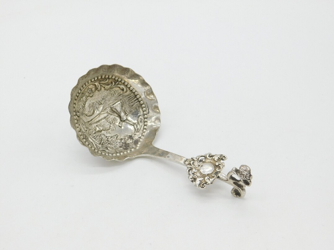 Victorian Sterling Silver Tea Caddy Spoon Windmill Pattern 1899 ...