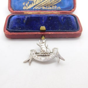 Victorian Scottish Sterling Silver 'sans Peur' Sutherland Clan Brooch ...