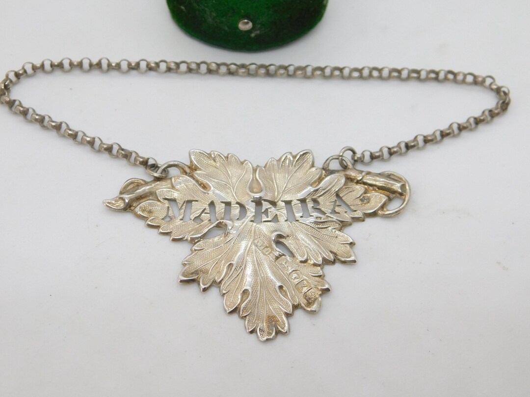 Victorian Sterling Silver Madeira Decanter Label Antique 1848 ...