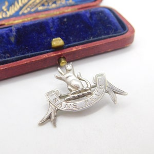 Victorian Scottish Sterling Silver 'sans Peur' Sutherland Clan Brooch ...