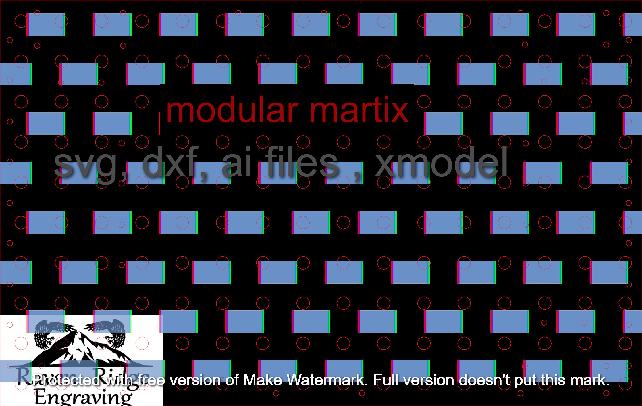 Digital File- Ws2811 Modular Matrix for Pixel Nodes Wled or Xlights ...