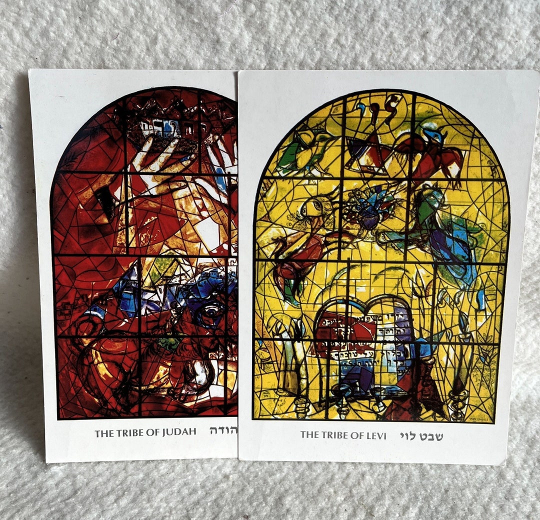 Tribe of Judah and Levi Postcards Judaism - Etsy