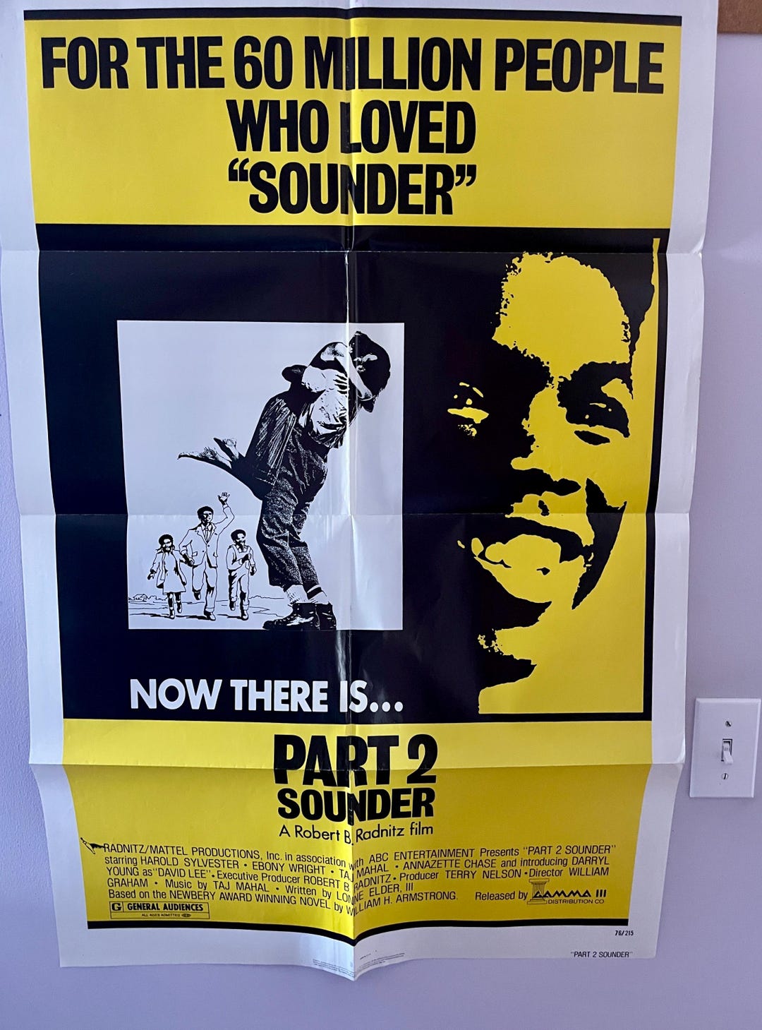1976 Part 2 Sounder Original Movie Poster #76-215 - Etsy