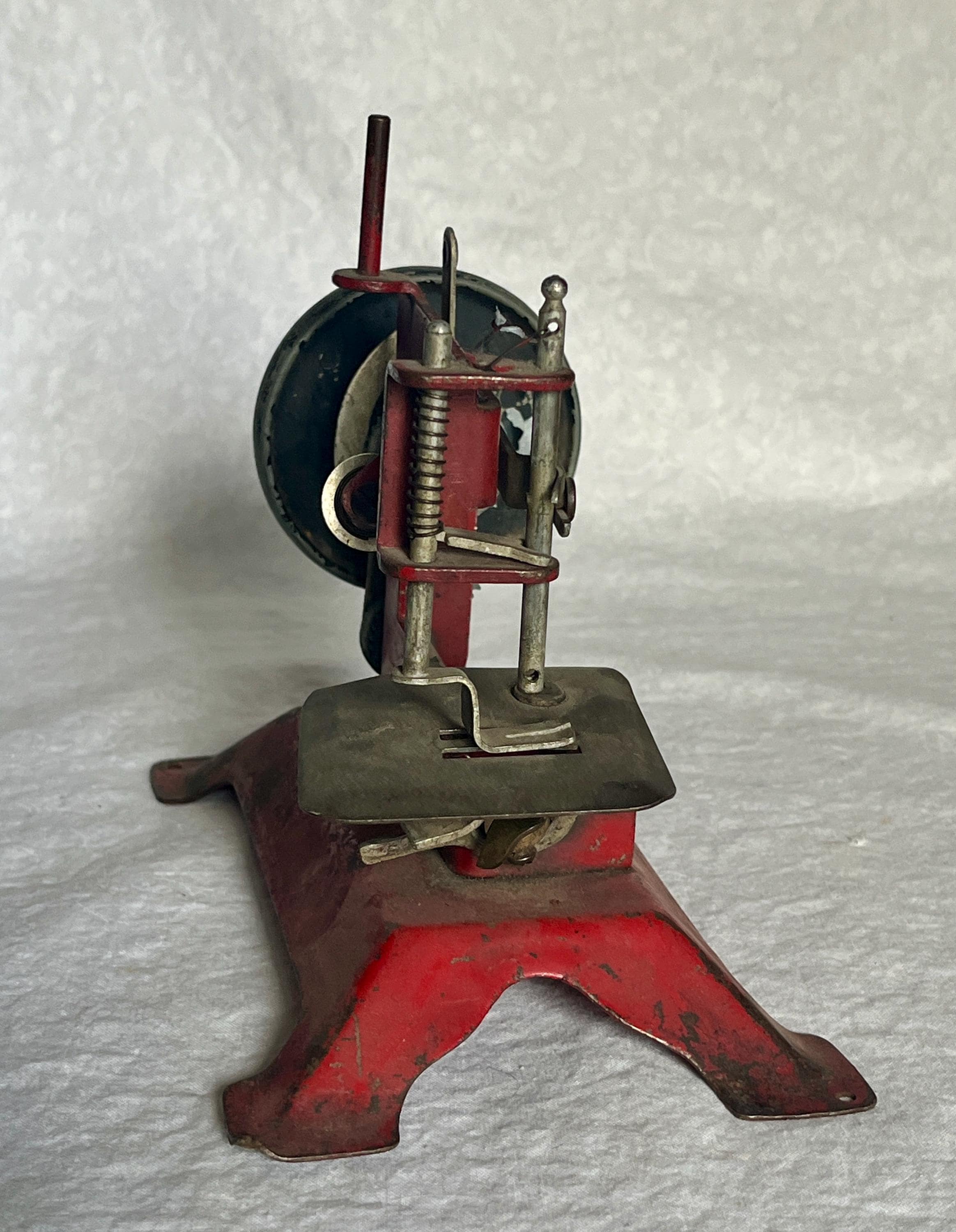 Antique Metal Miniature Sewing Machine Toy With Gear Driven Crank - Etsy