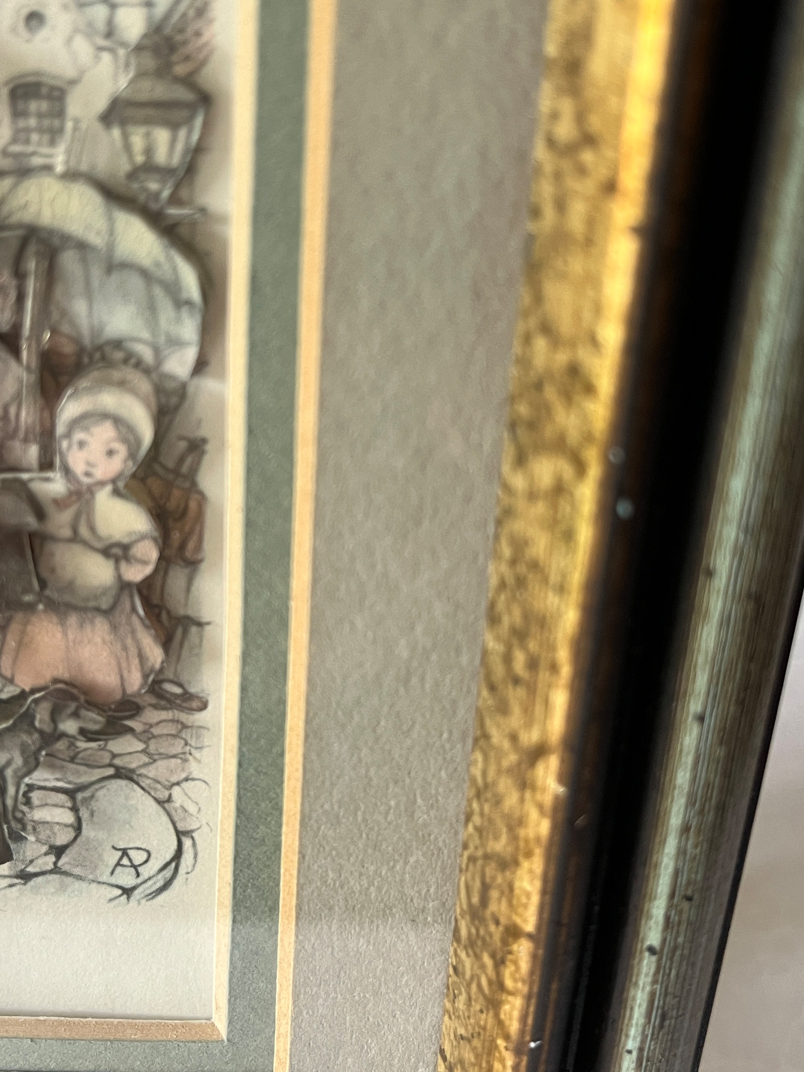 Vintage Paper Tole Victorian-era Scene in Shadow Box - Etsy
