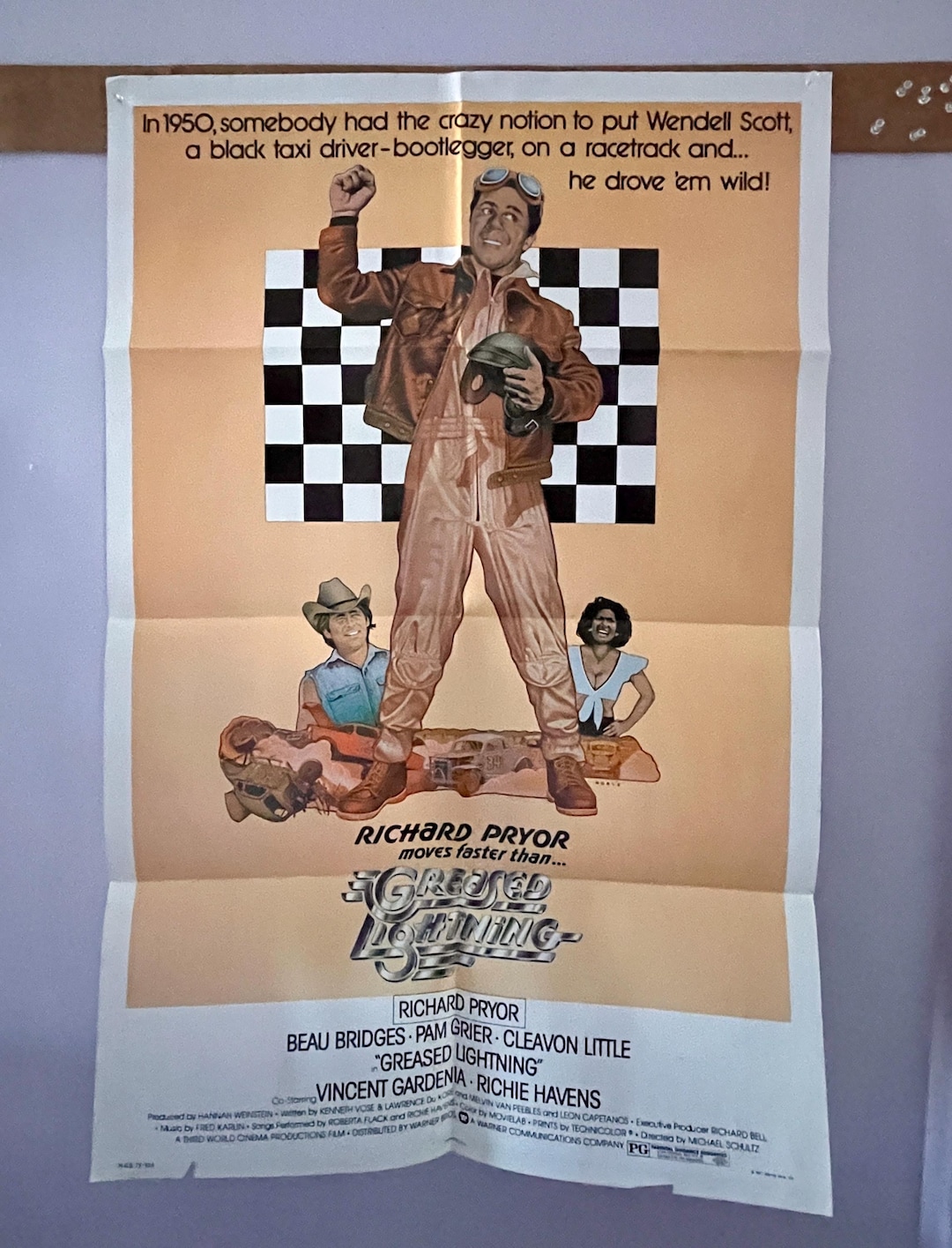 1977 Greased Lightning Original Movie Poster #77/135 - Etsy