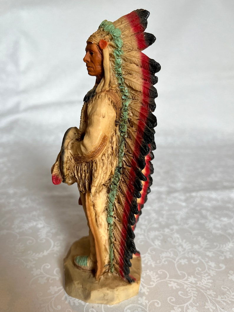 Original Castagna Native American Chief Decorative Figure - Etsy
