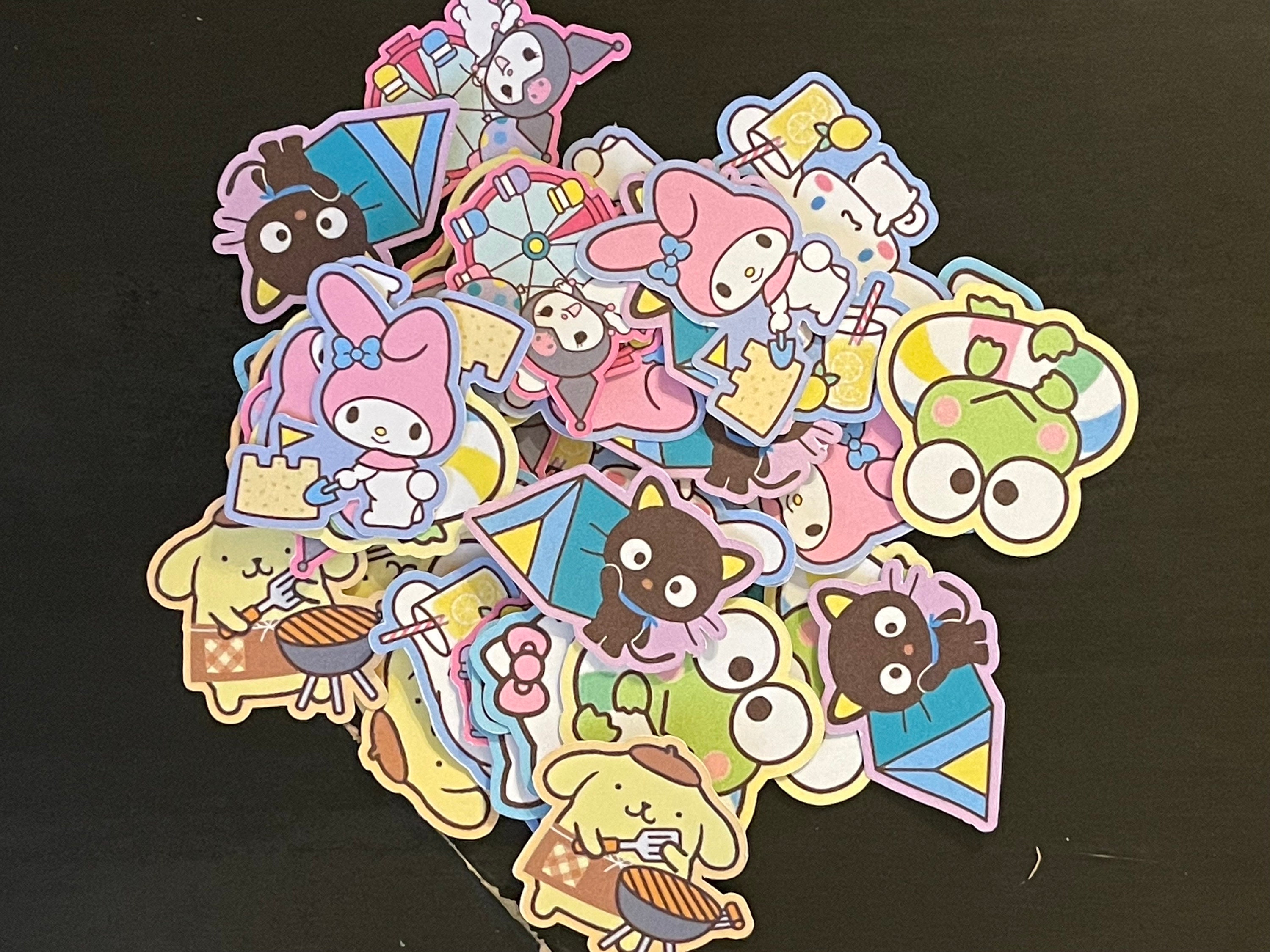 1.25 Summer Theme Mini Sticker Flakes Pack of 42 - Etsy