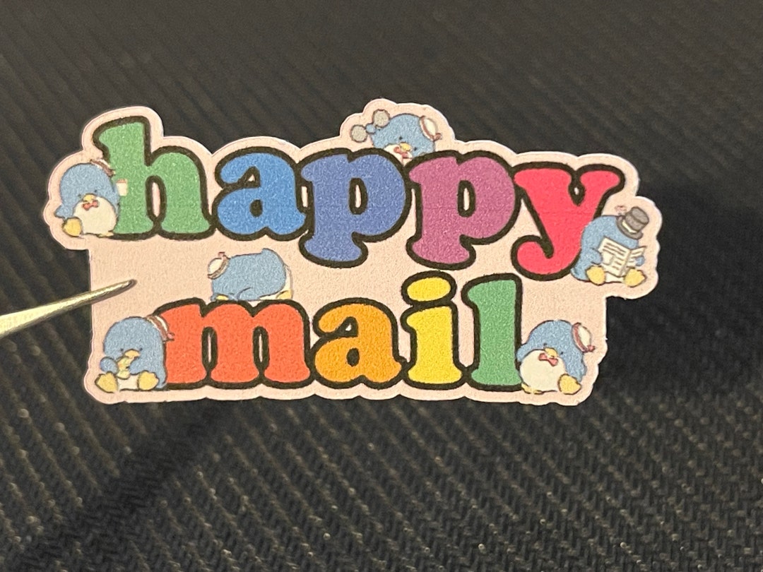 Cute Character Theme Happy Mail Sticker Flakes, Set of 25 - Etsy