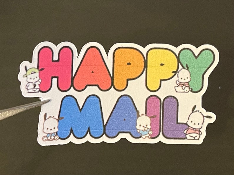 Cute Character Theme Happy Mail Sticker Flakes Set of 25 - Etsy