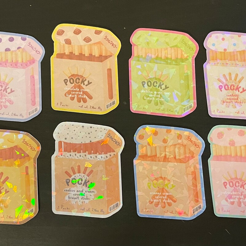 Pocky Sticker - Etsy
