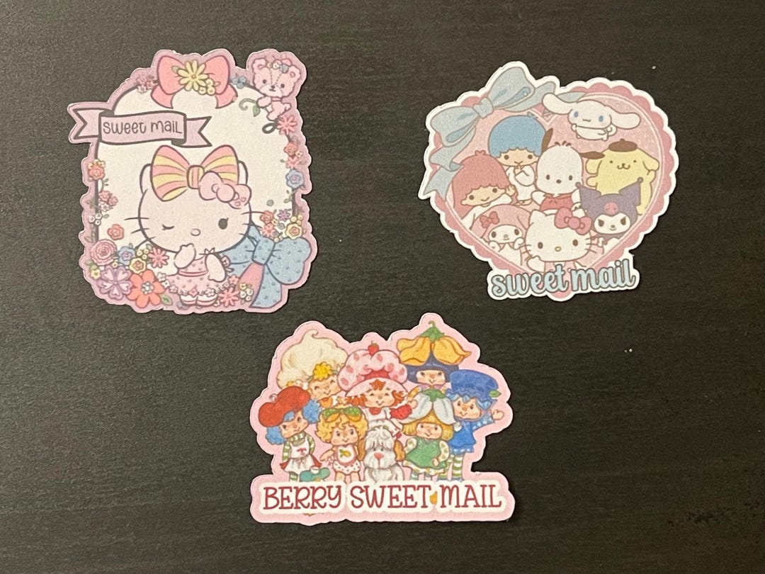 Sweet Mail Sticker Flakes, Set of 25 - Etsy