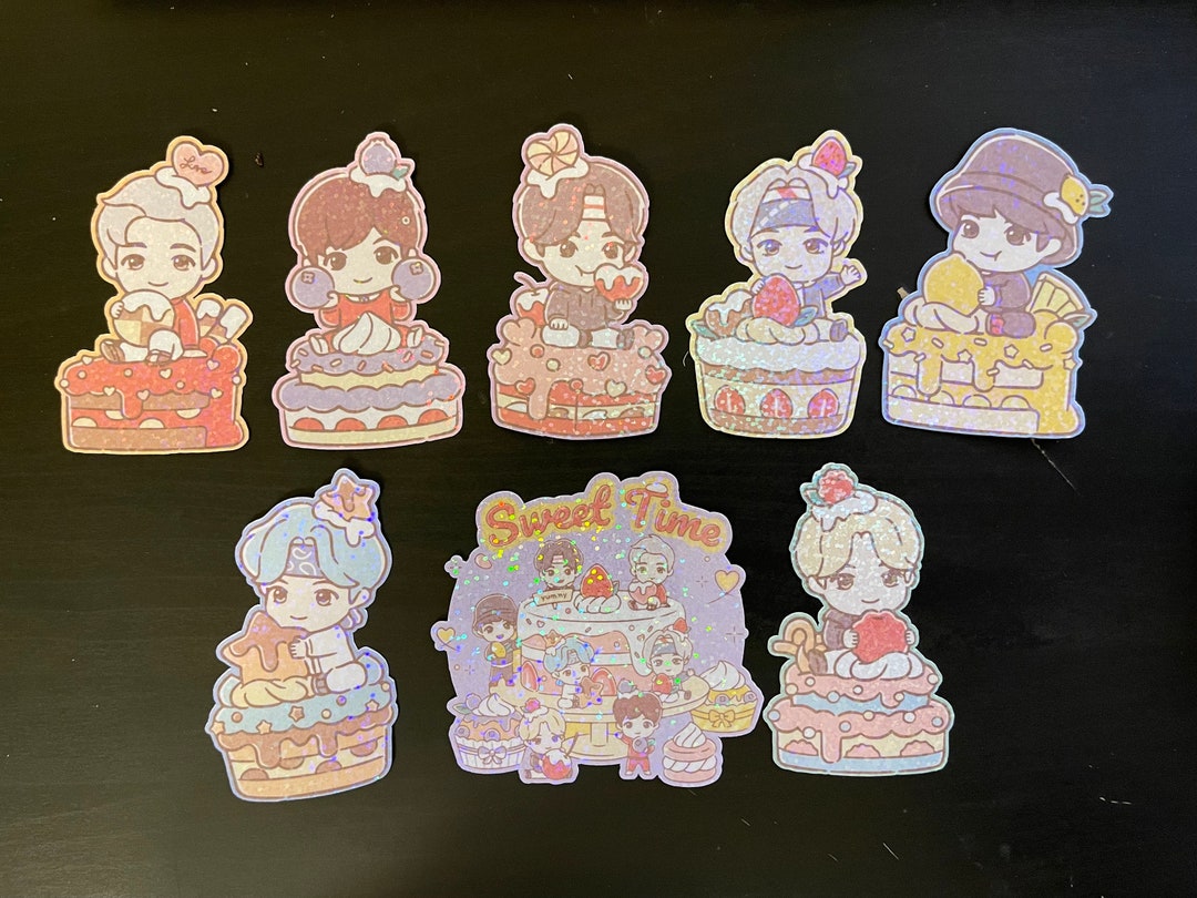Holographic Kpop Cake Theme 3” Stickers! - Etsy