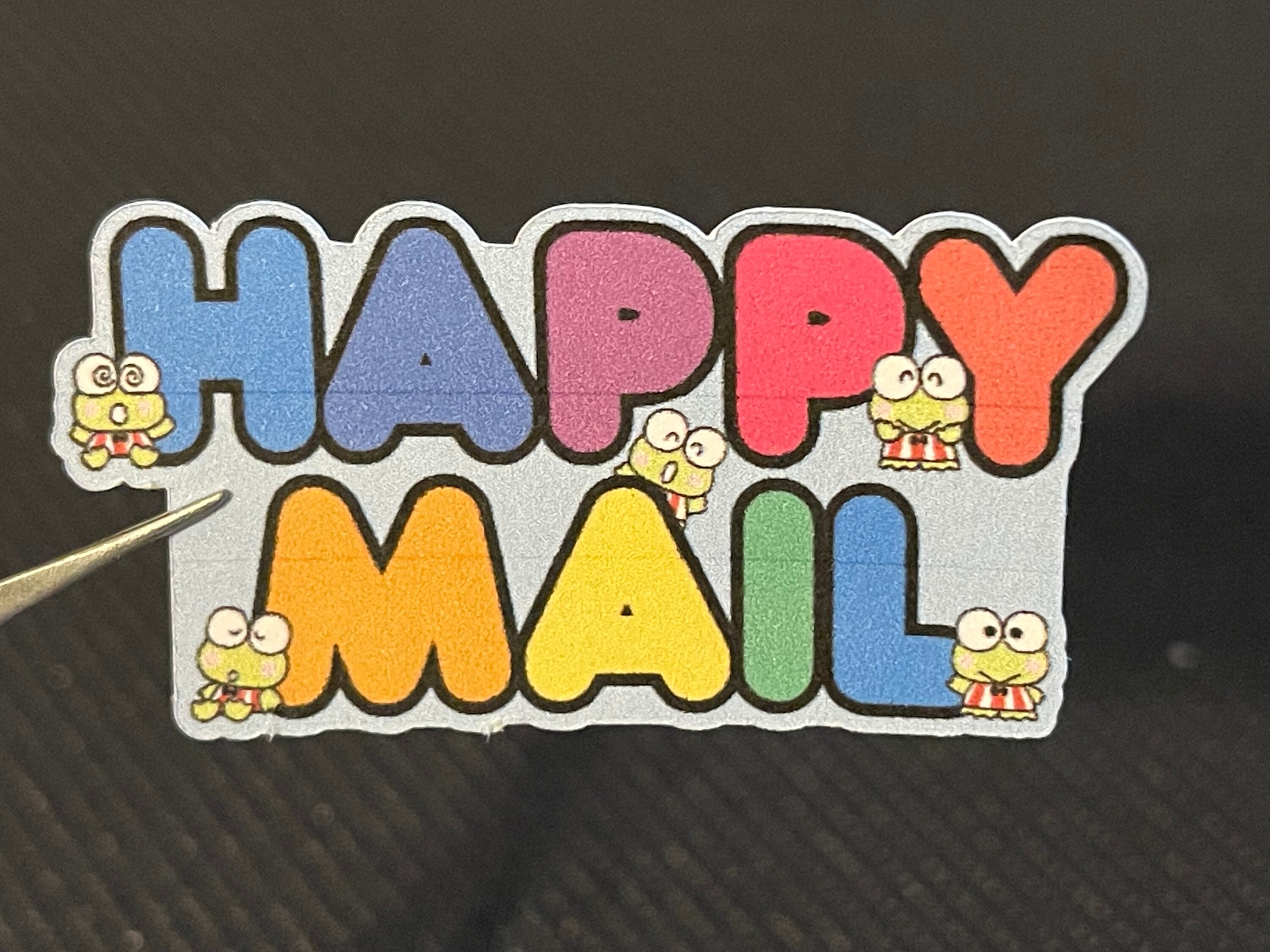Cute Character Theme Happy Mail Sticker Flakes, Set of 25 - Etsy